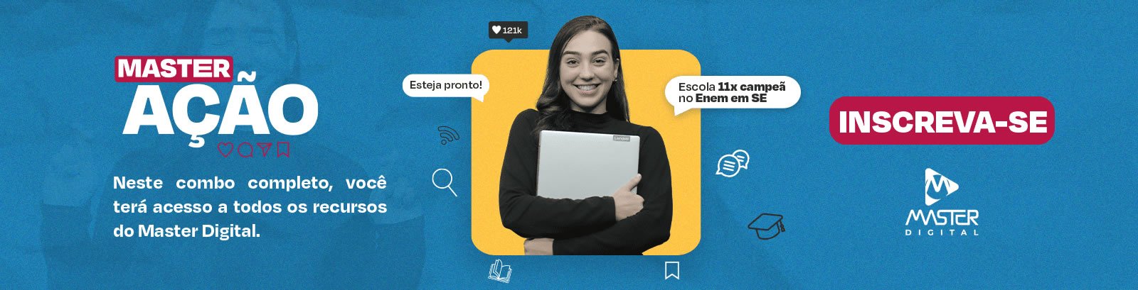 Conheça todos os cursos do Master Digital e conquiste sua aprovação ...